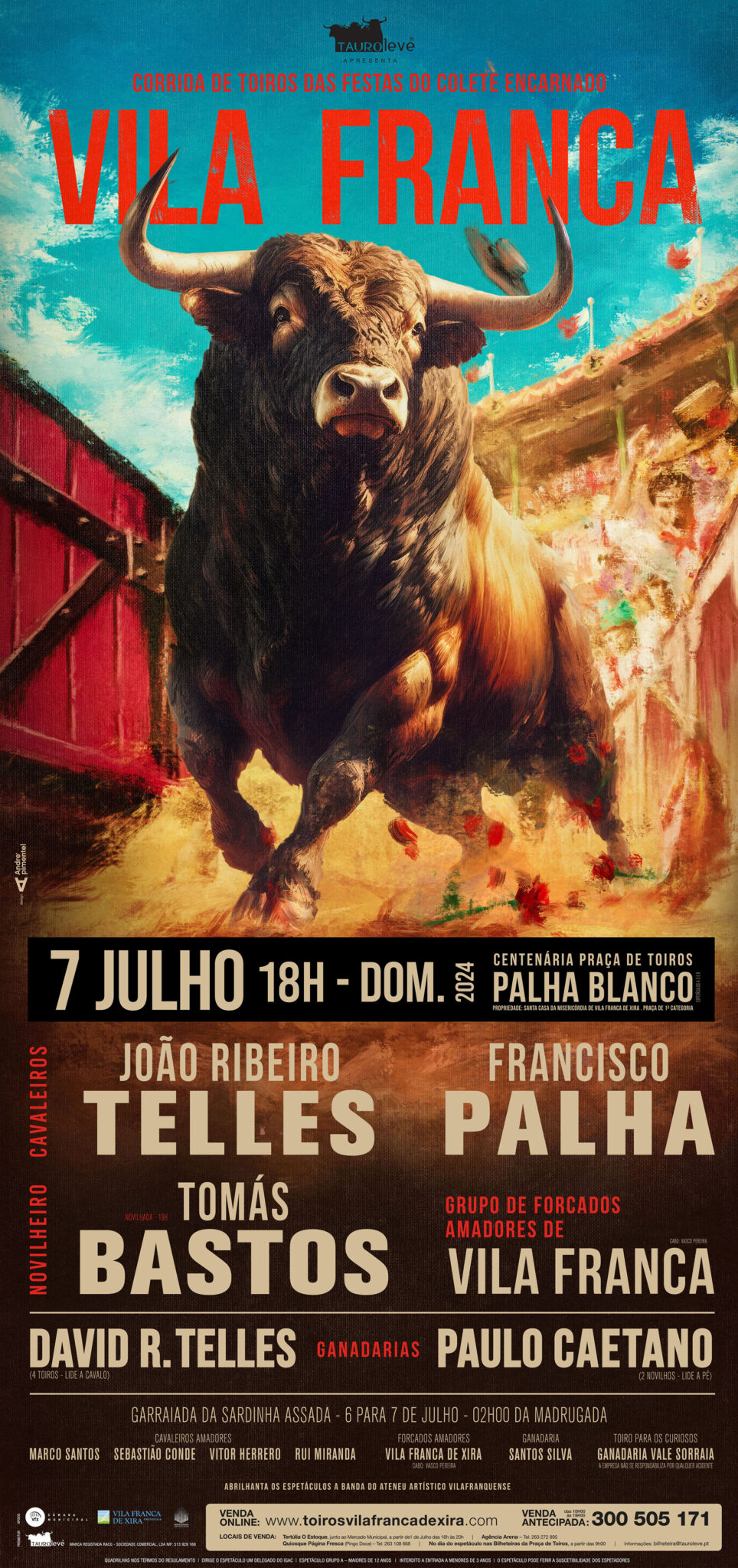 Colete Encarnado 2024 - O Cartel Desejado — Tauroleve